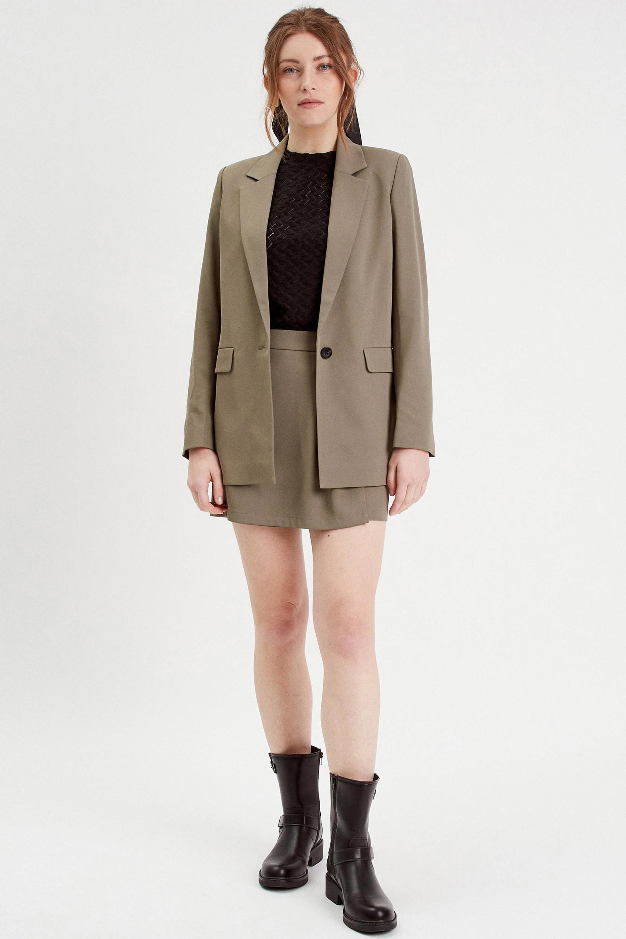 Cache Cache regular blazer olijfgroen | wehkamp