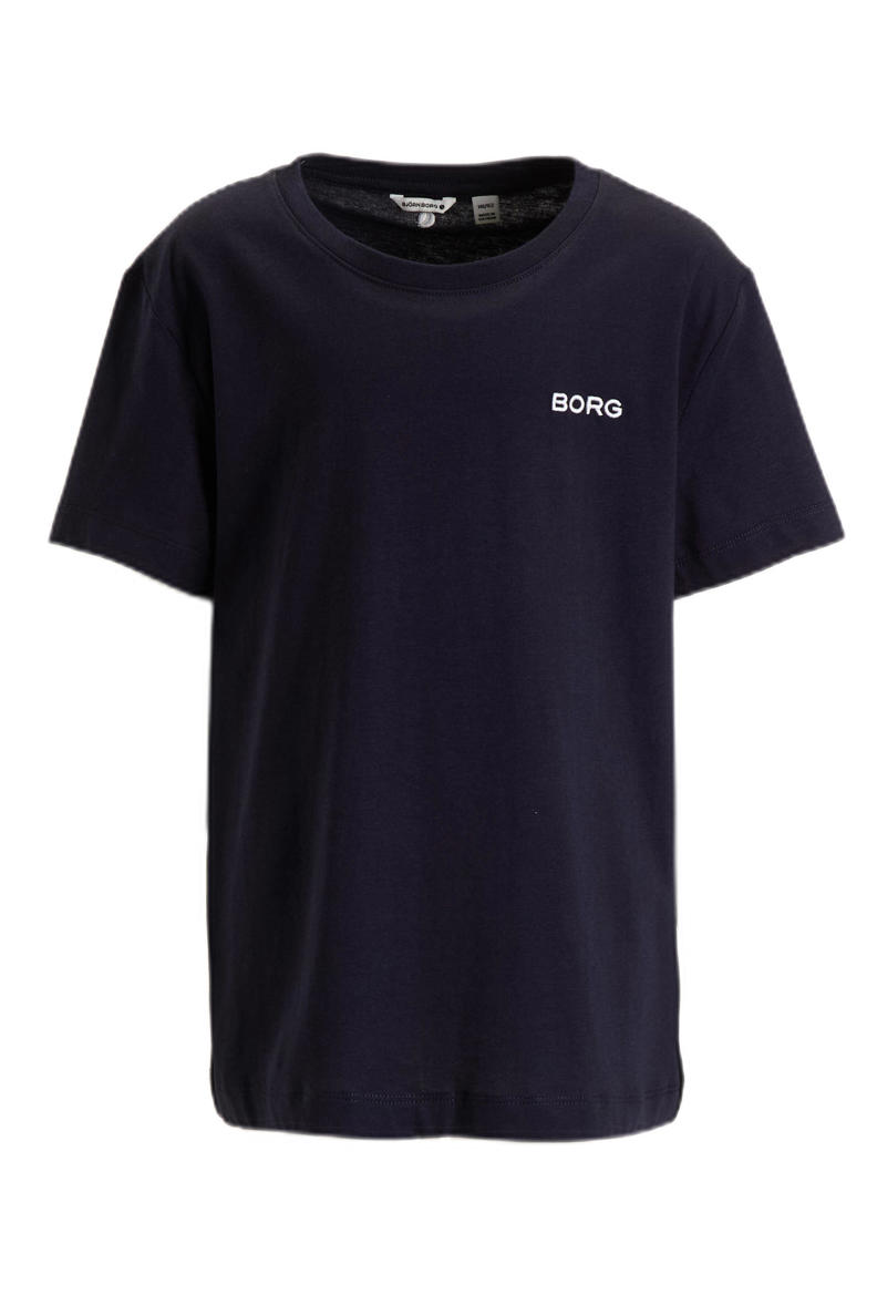 Björn Borg T-shirt donkerblauw | wehkamp