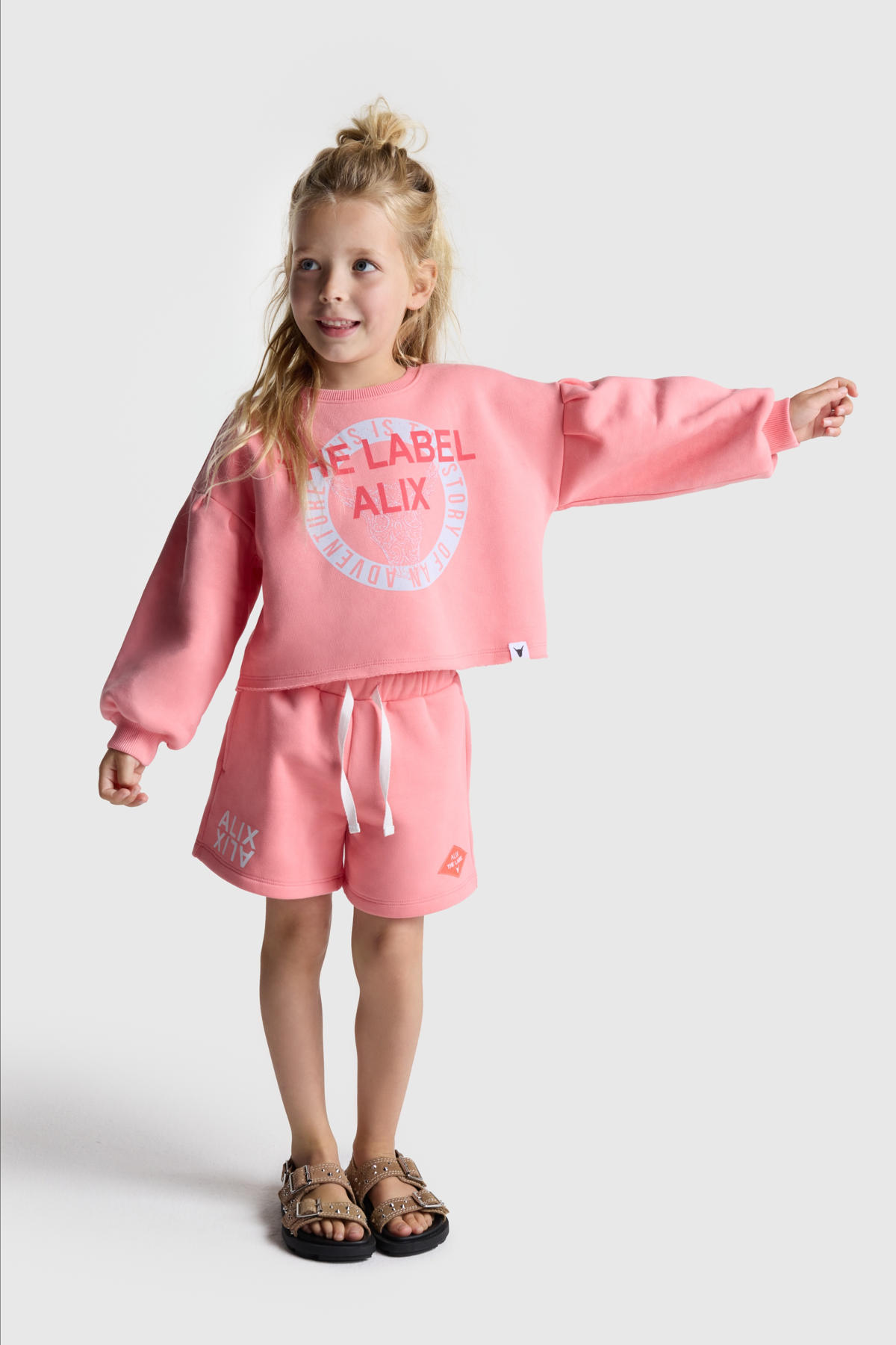 Alix Mini sweatshort roze kopen? | Morgen in huis | wehkamp