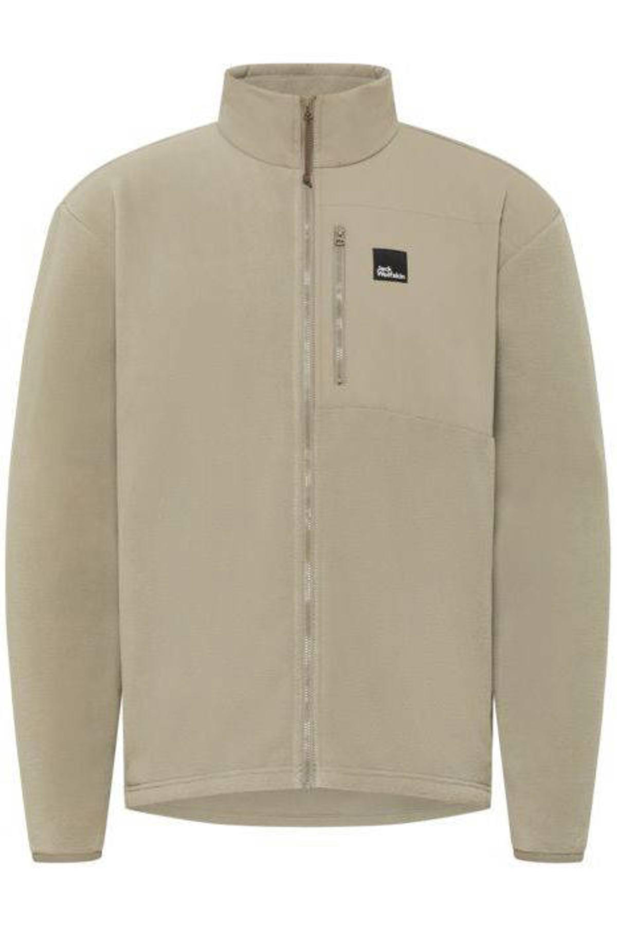 Jack Wolfskin fleece jack beige | wehkamp
