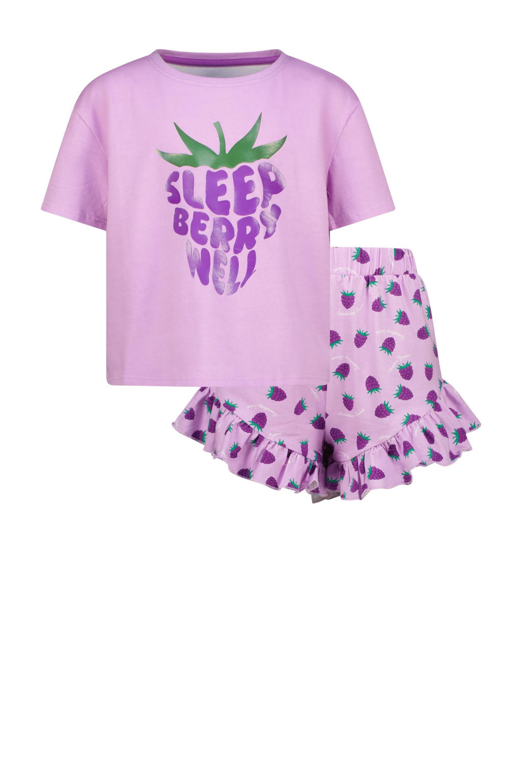 Vingino shortama Waranda lila | wehkamp