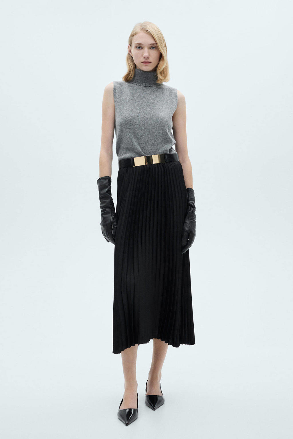 Mango plissé rok zwart kopen? | Morgen in huis | wehkamp