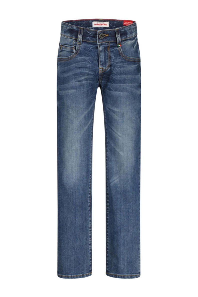 Vingino regular waist regular fit jeans medium blue denim | wehkamp