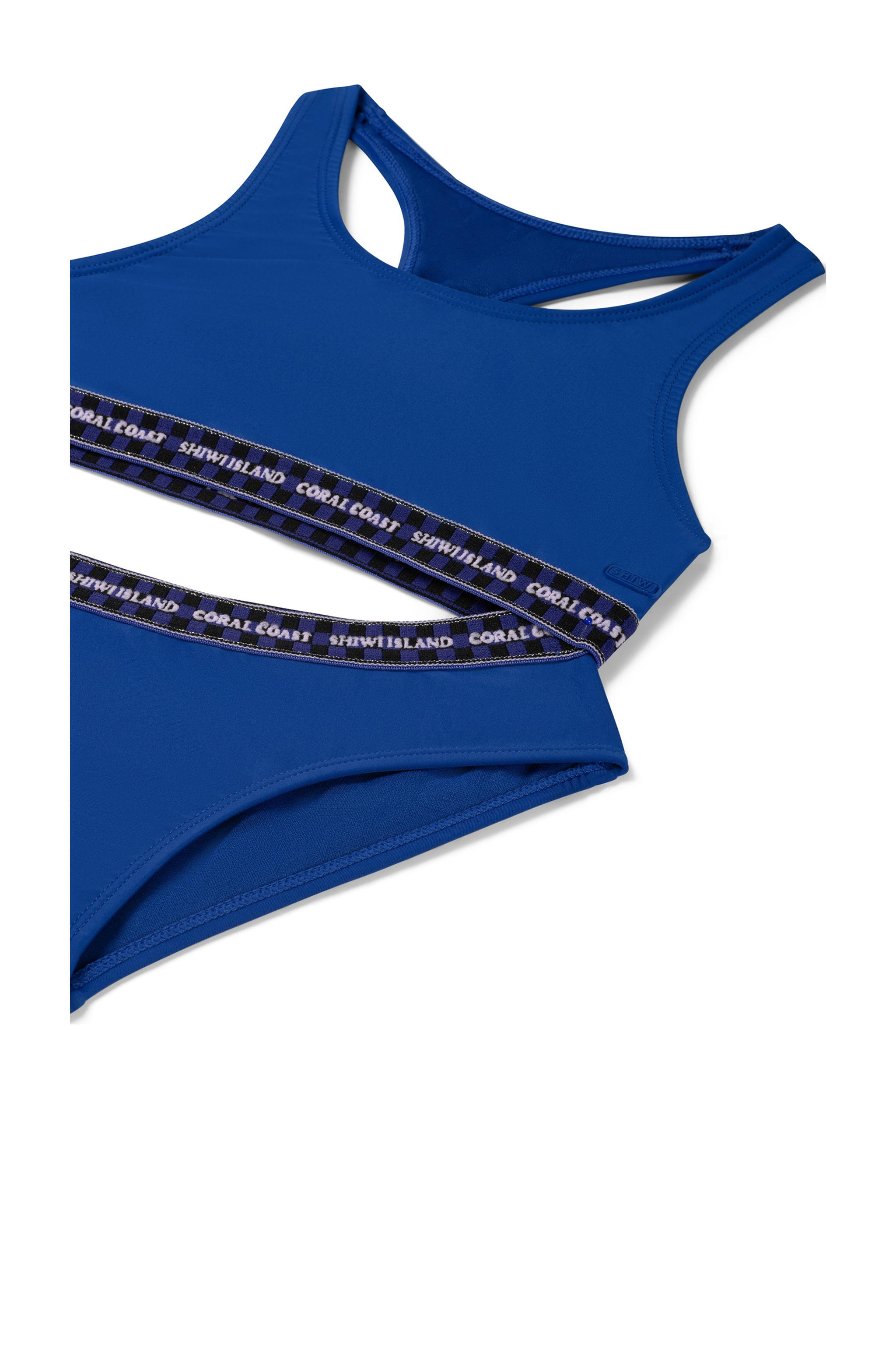 Shiwi crop bikini Charlie blauw | wehkamp