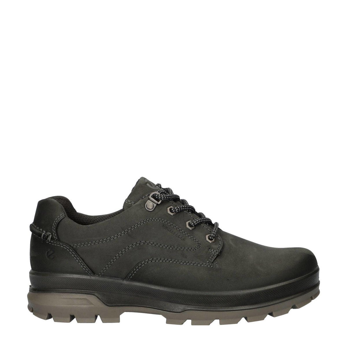 Ecco Rugged Track nubuck veterschoenen zwart | wehkamp