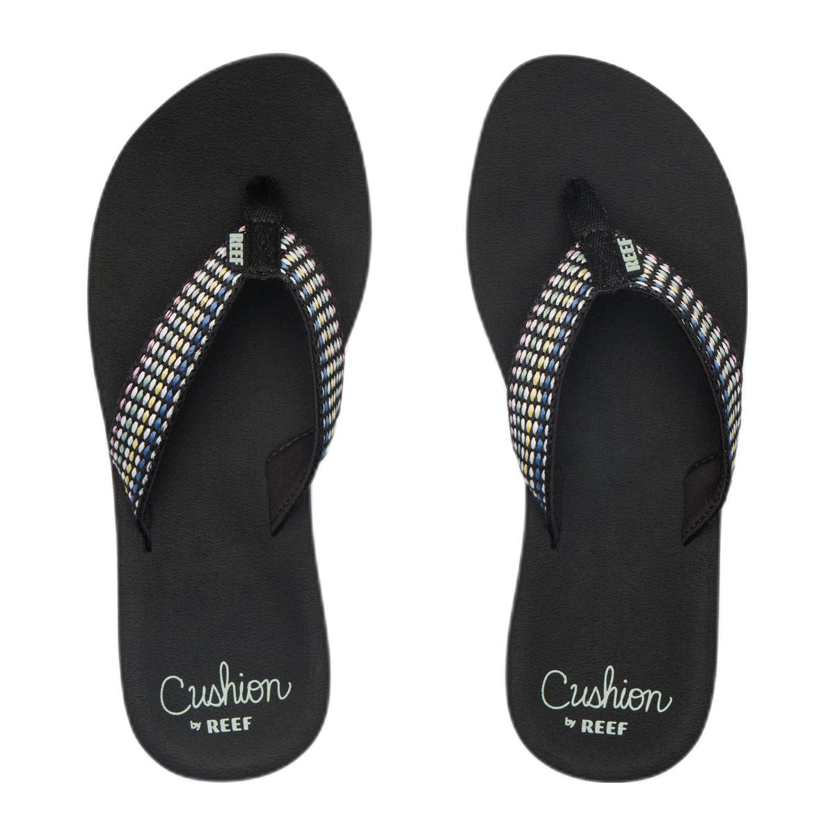 Reef Baja Elana teenslippers zwart | wehkamp