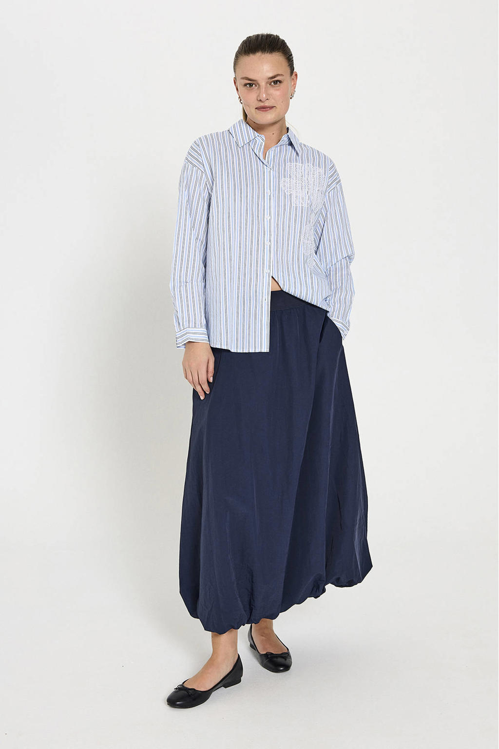 FREEQUENT maxi rok marine kopen? | Morgen in huis | wehkamp