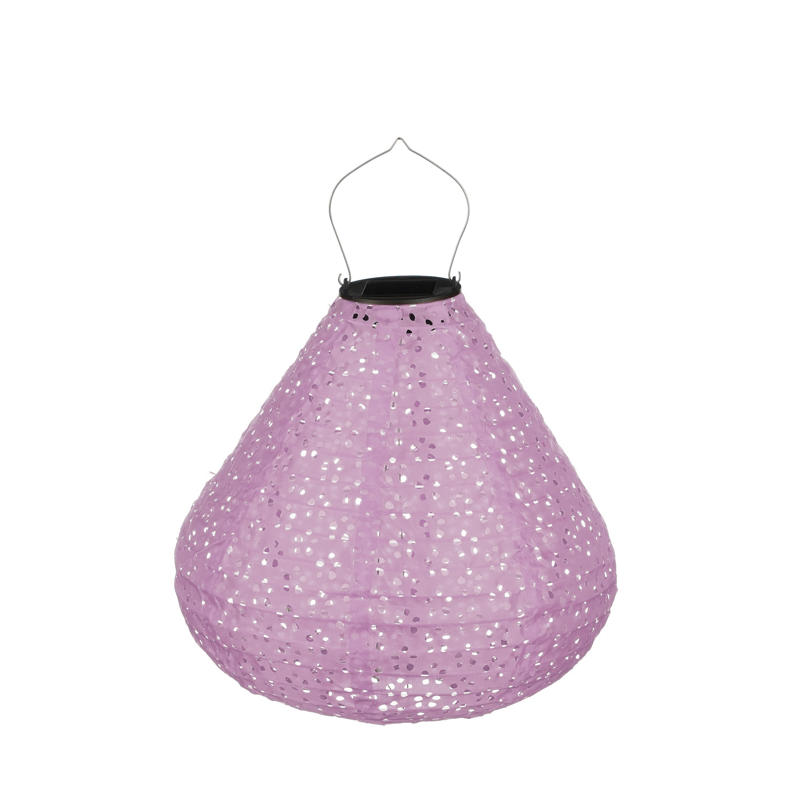 Luca Lighting lantaarn Luca paars (solar) (30x29 cm) | wehkamp