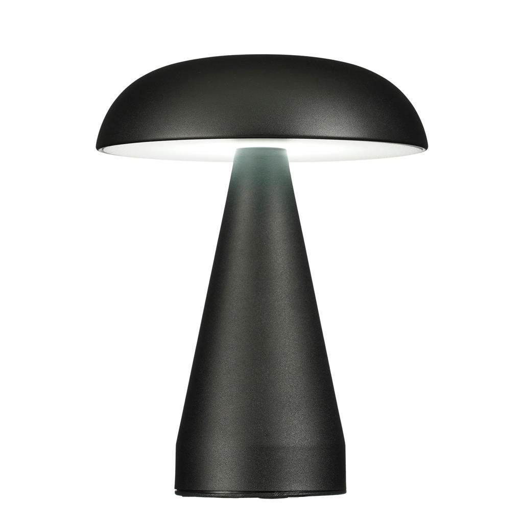 Luca Lighting tafellamp zwart (oplaadbaar) (15,5x20 cm) | wehkamp