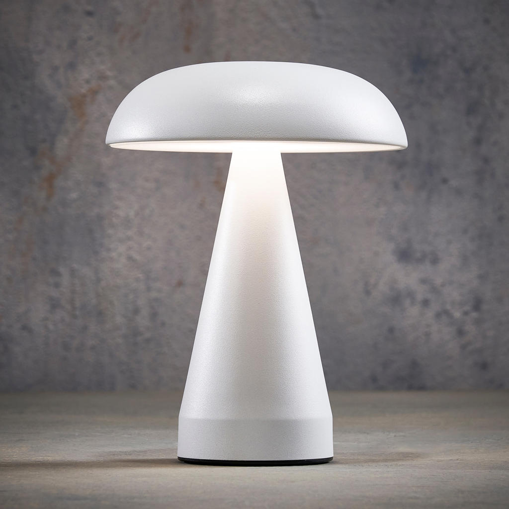 Luca Lighting tafellamp wit (draadloos) (15,5x20,5 cm) | wehkamp
