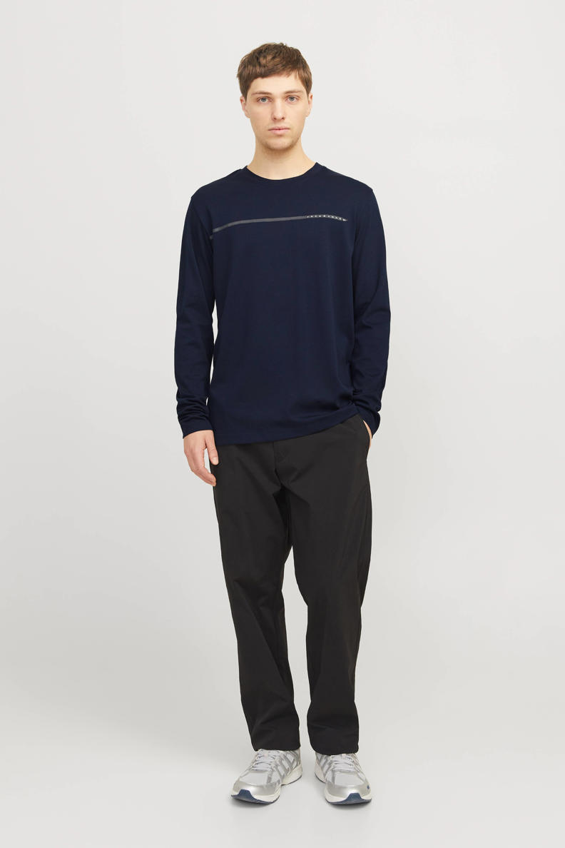 JACK & JONES CORE longsleeve donkerblauw | wehkamp