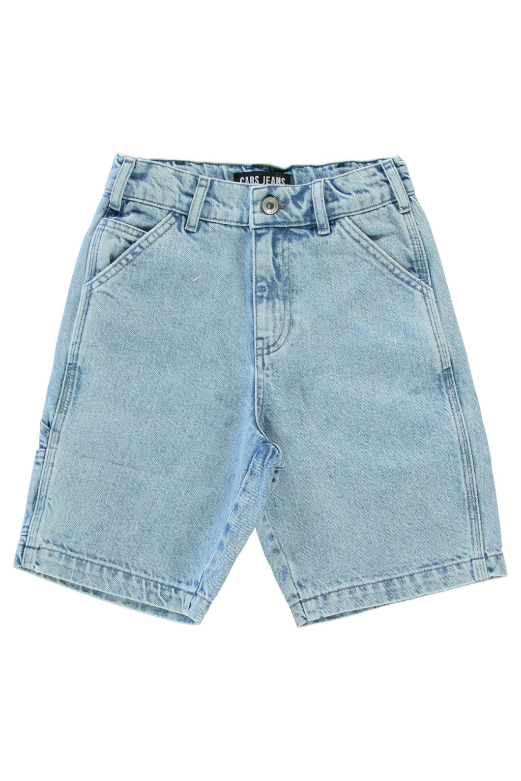 Cars regular denim short light blue denim | wehkamp