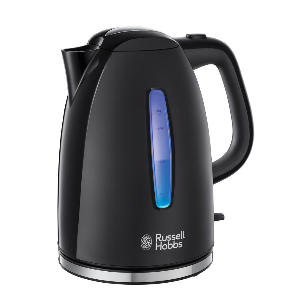 Russell Hobbs Textures Plus+ waterkoker - zwart 22591-70 | wehkamp