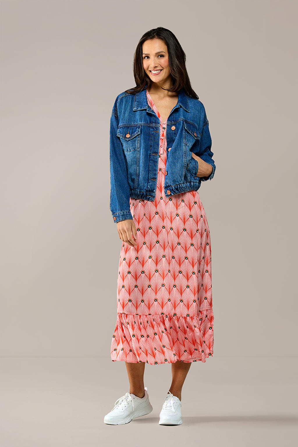 Mart Visser X Caroline Tensen maxi jurk oranje | wehkamp