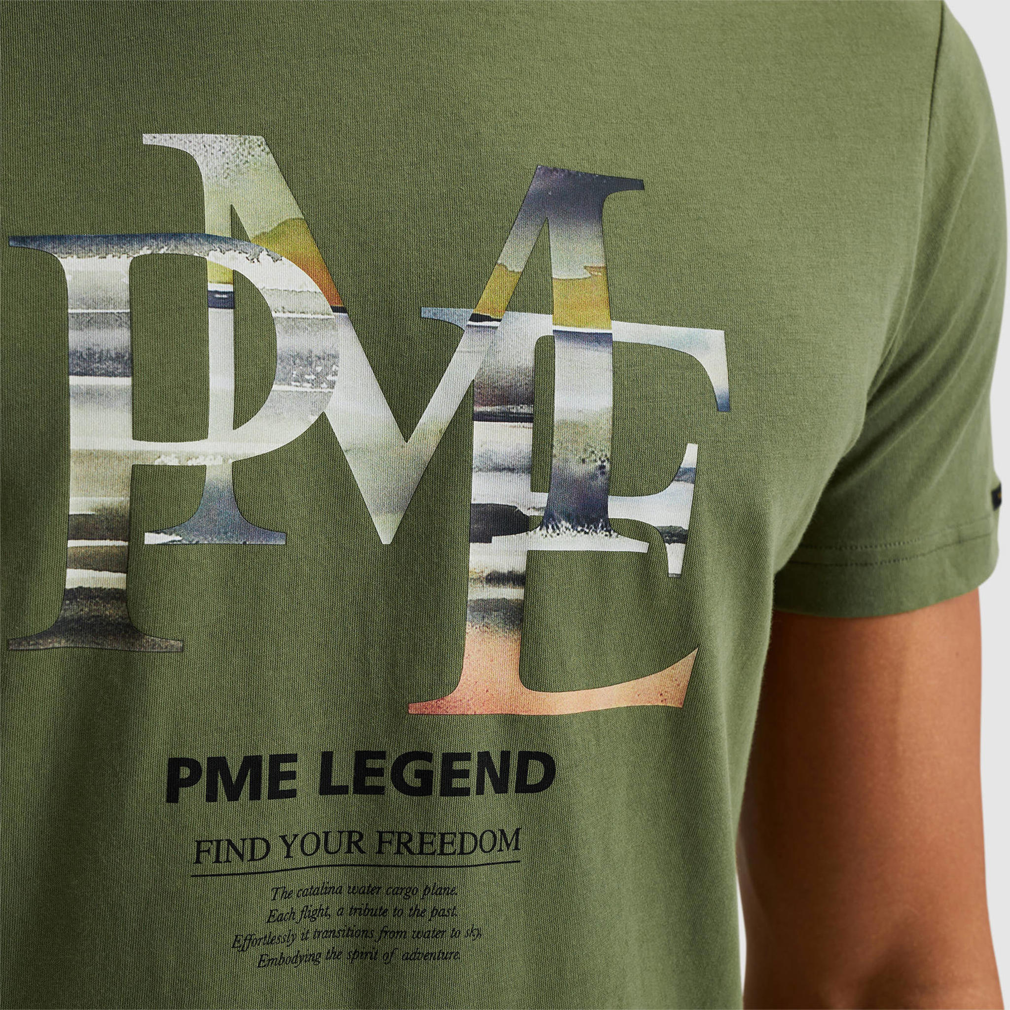 Herren T Shirts Groe Groen