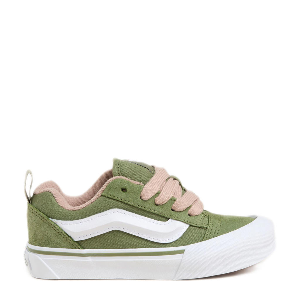 VANS Knu Skool sneakers groen/roze | wehkamp