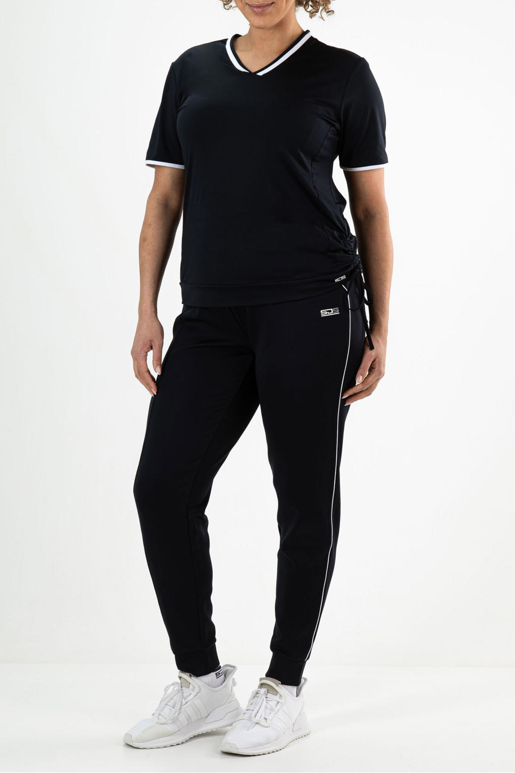 Sjeng Sports Plus Size sportbroek Kerry donkerblauw | wehkamp