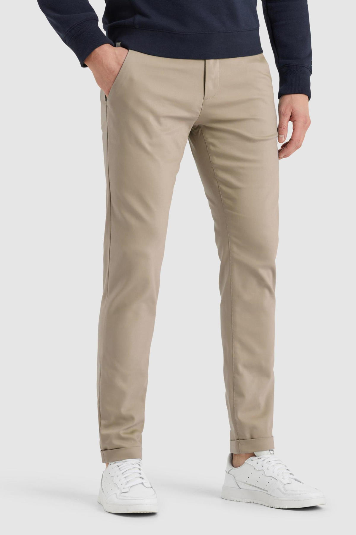Cast Iron slim chino RISER beige | wehkamp