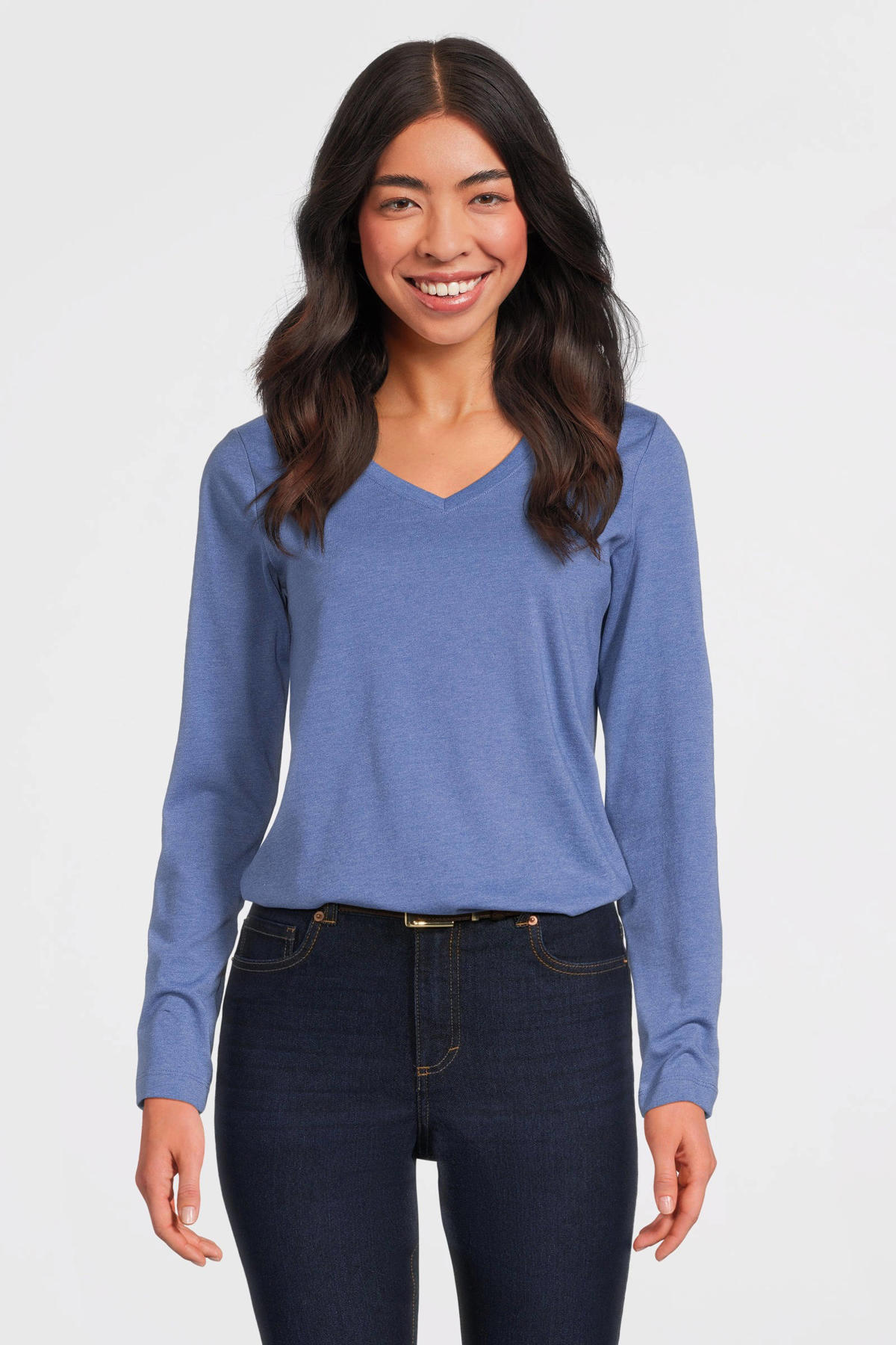 Anytime T-shirt blauw kopen? | Morgen in huis | wehkamp