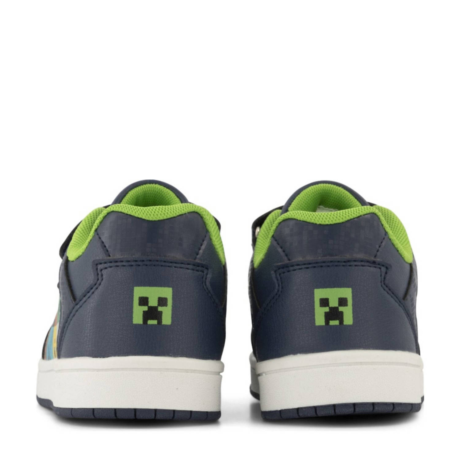Minecraft sneakers donkerblauw - Schoenen.nl