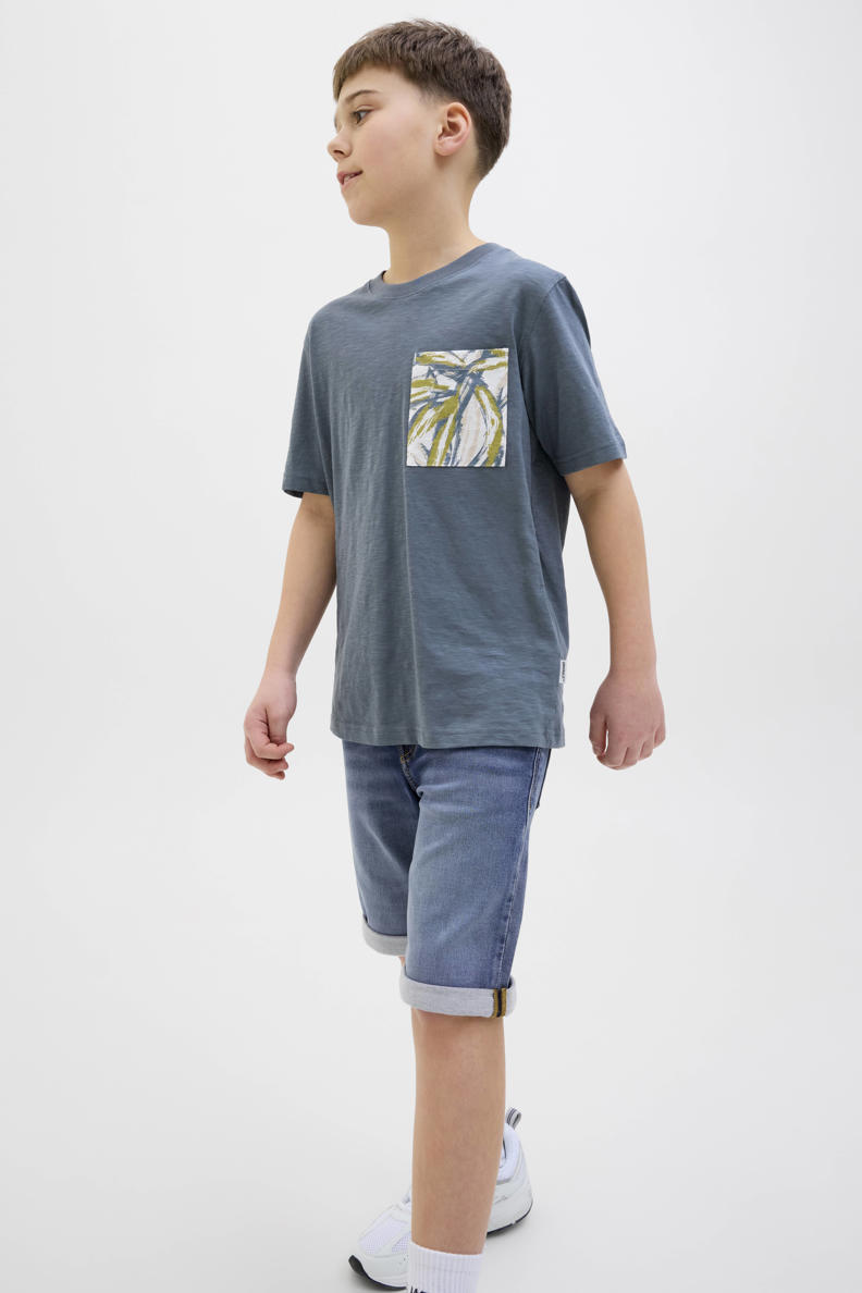 JACK & JONES JUNIOR denim short medium blue denim | wehkamp