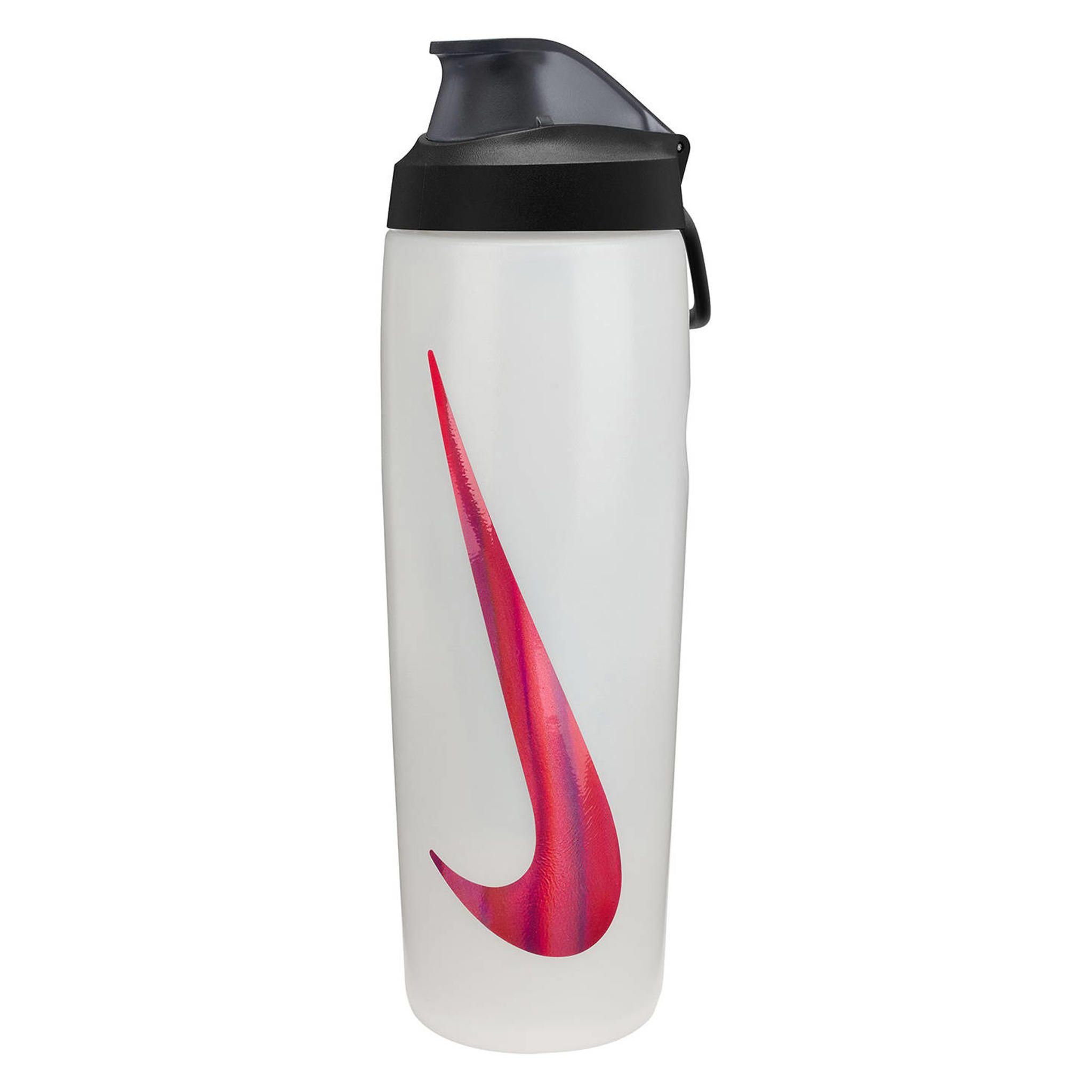 Nike bidon 700 ml Refuel Locking Lid wit/zwart/rood | wehkamp