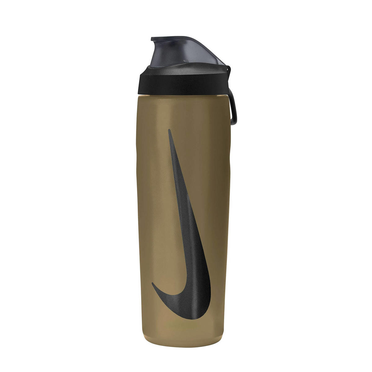 Nike bidon 700 ml Refuel Locking Lid metallic goud/zwart | wehkamp