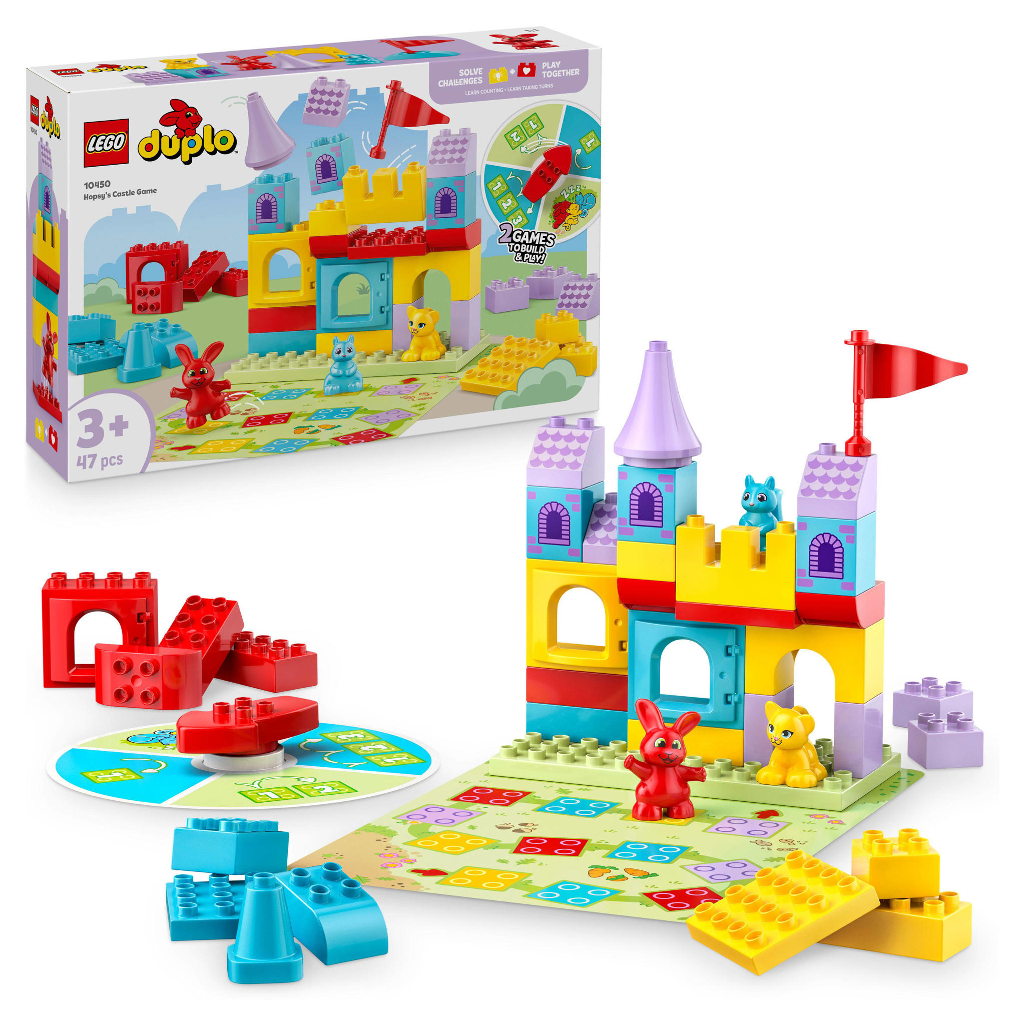 LEGO DUPLO Hopsy's Kasteelspel, Spelenderwijs Leren 10450 | wehkamp