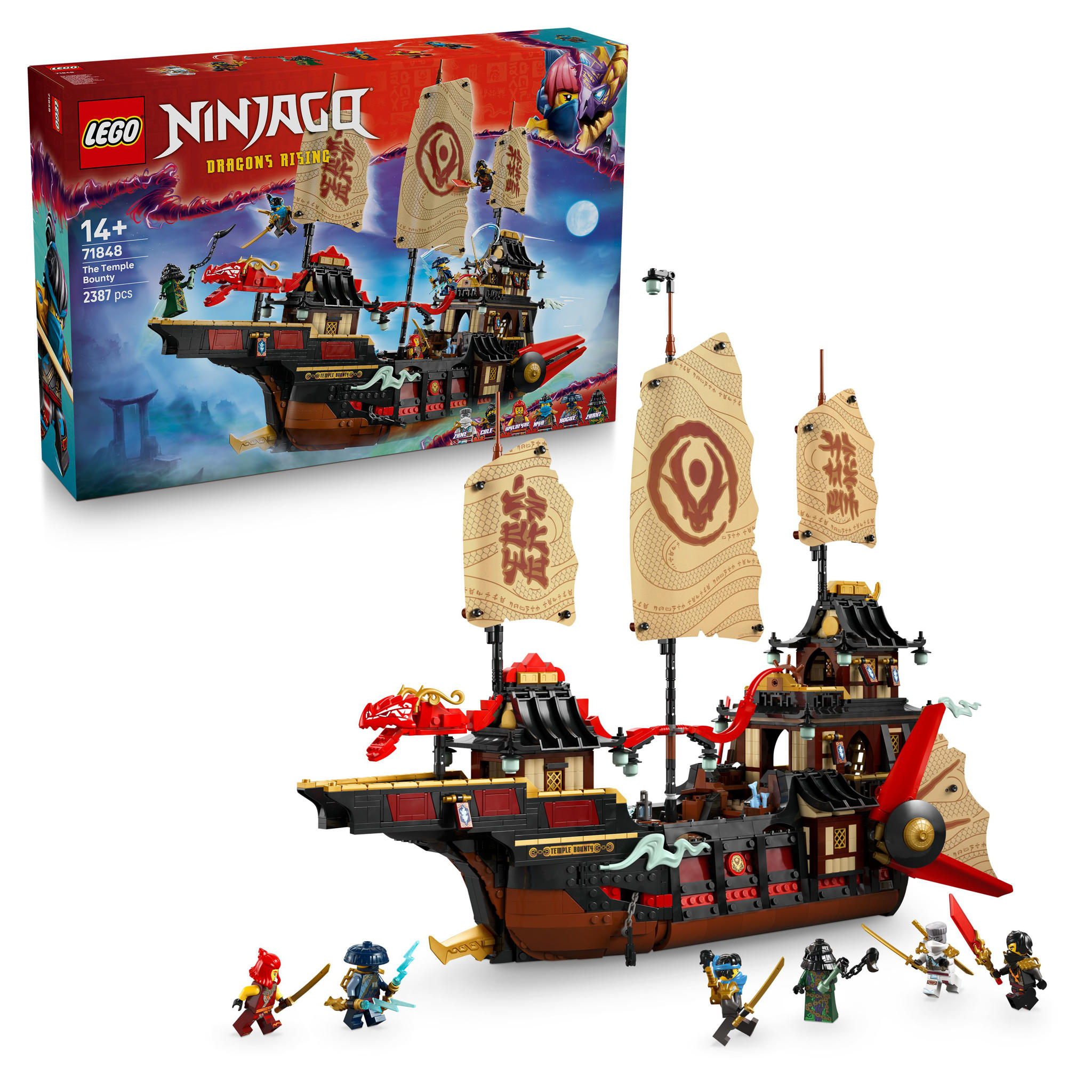 LEGO Ninjago De Tempel Bounty Schip Bouwset 71848 | wehkamp