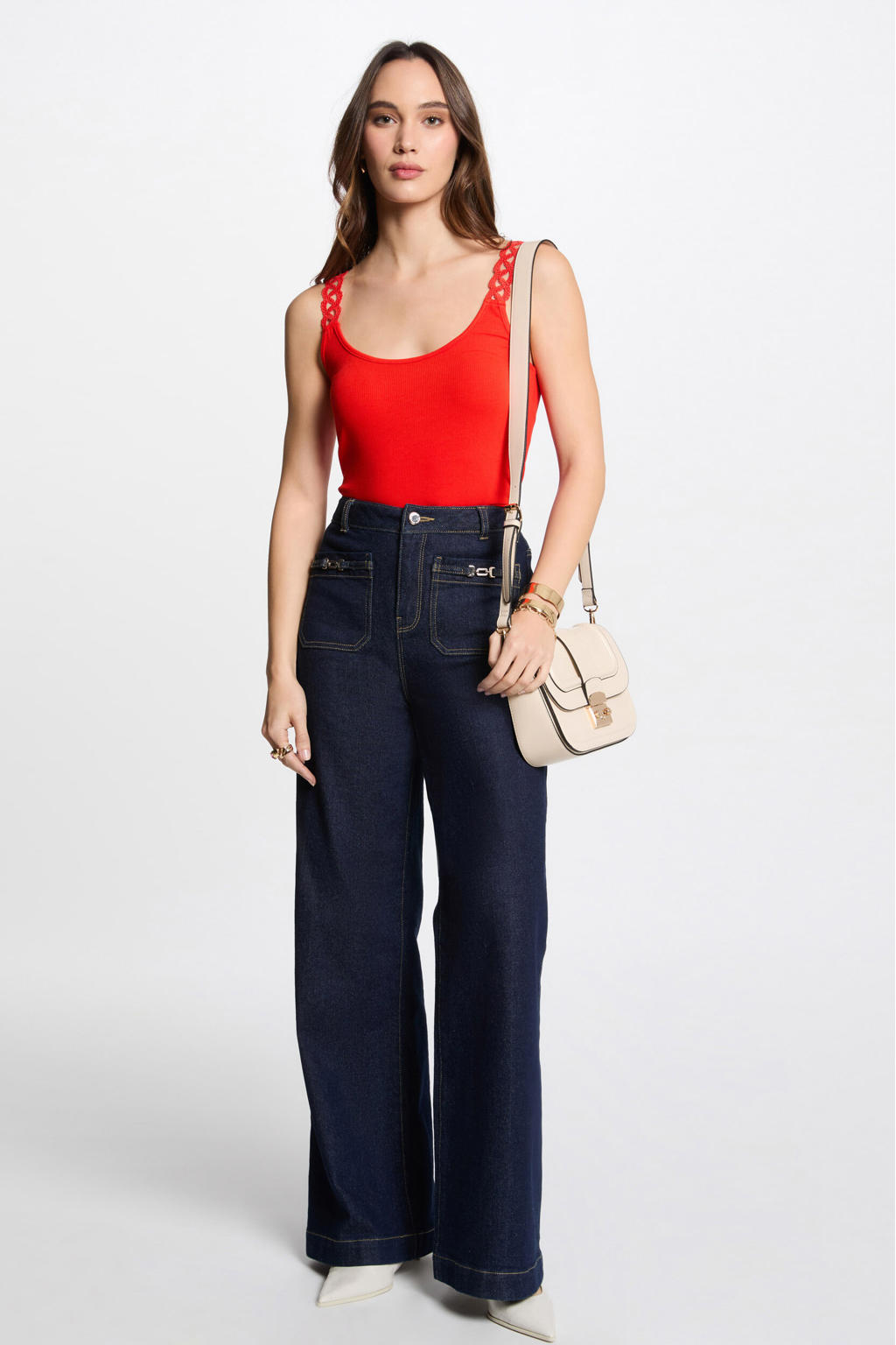 Morgan mouwloze top rood kopen? | Morgen in huis | wehkamp