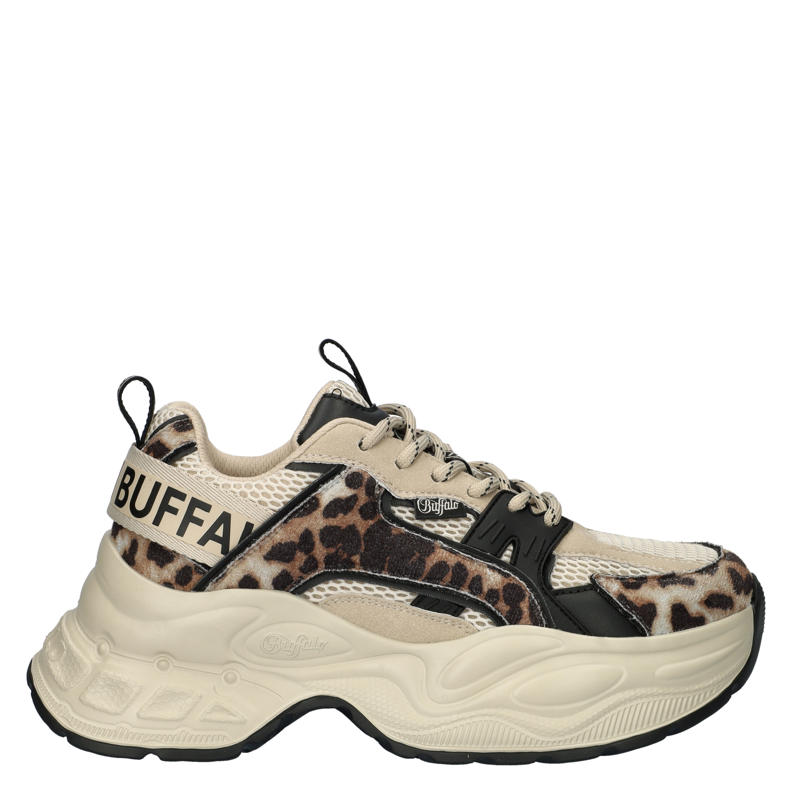 Buffalo Para chunky sneakers beige/panter | wehkamp