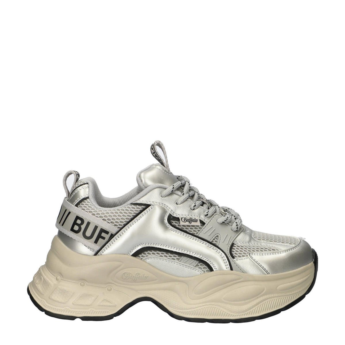 Buffalo Para chunky sneakers zilver | wehkamp