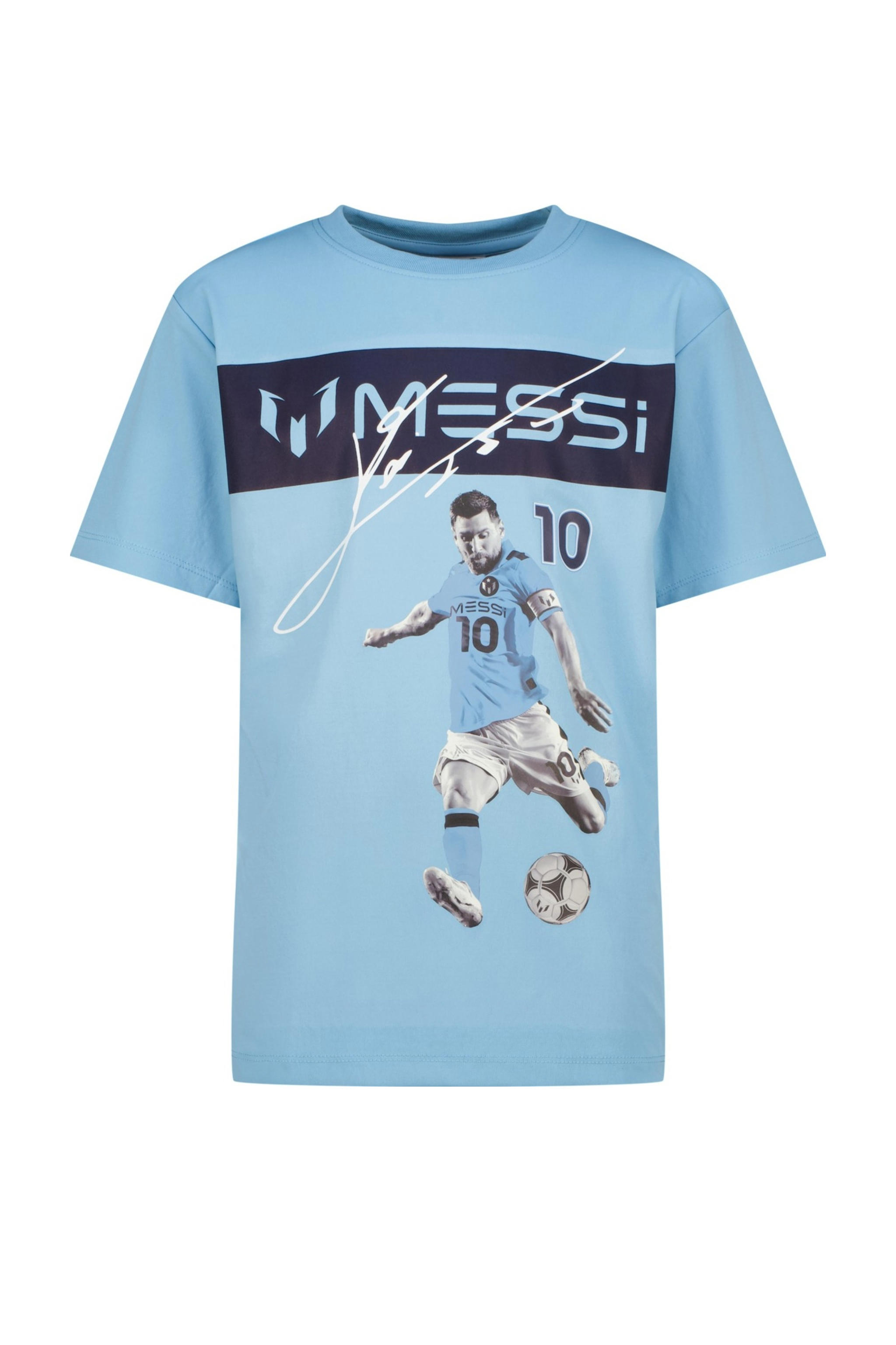 Messi T-shirt lichtblauw kopen? | Morgen in huis | wehkamp