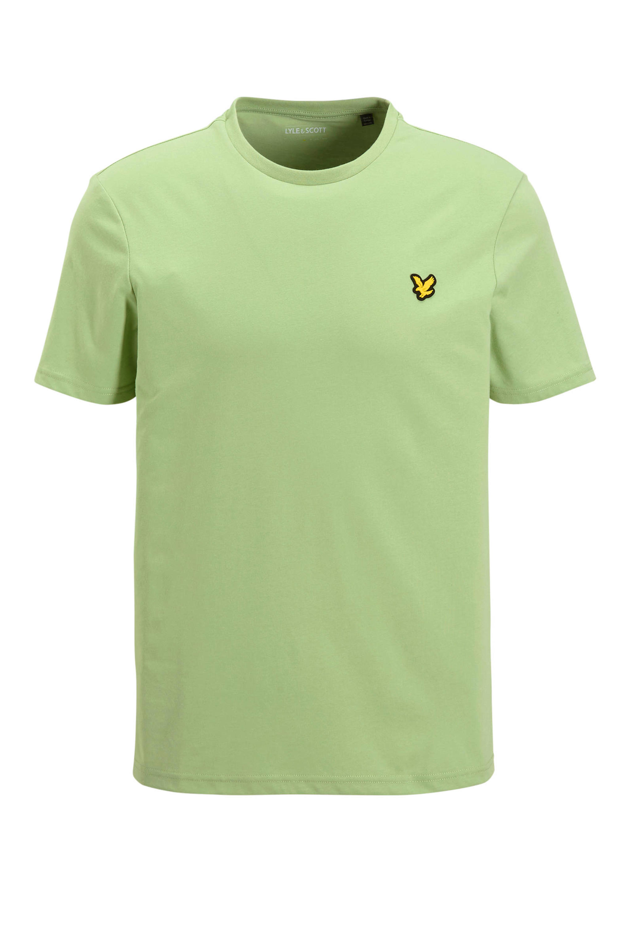 Lyle & Scott T-shirt Martin groen | wehkamp