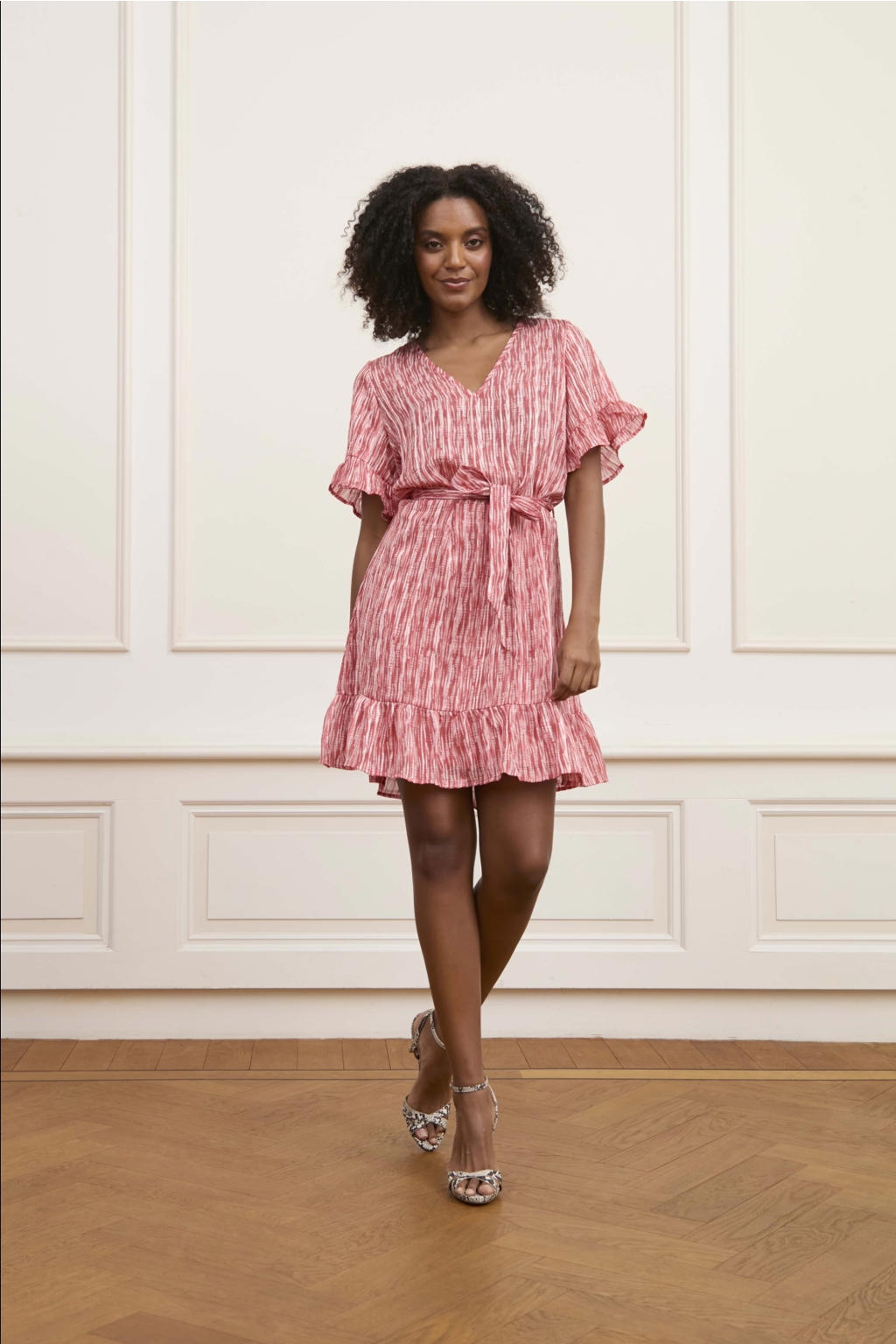 Lofty Manner korte jurk rood kopen? | Morgen in huis | wehkamp