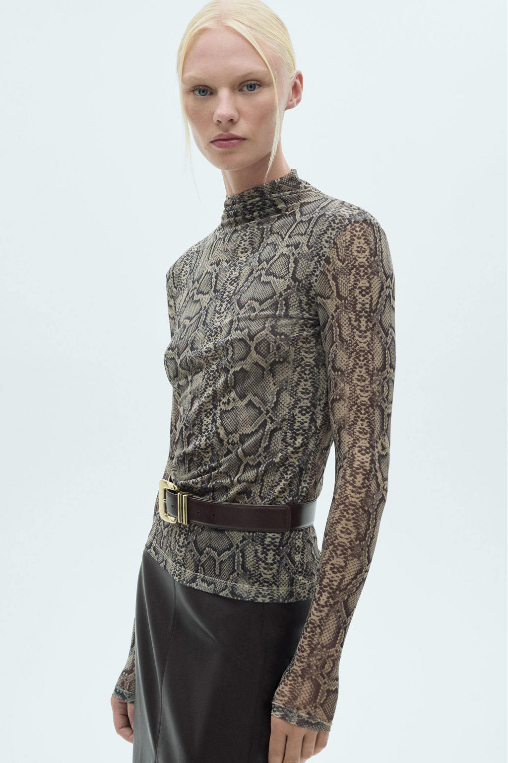 Mango mesh top grijs kopen? | Morgen in huis | wehkamp