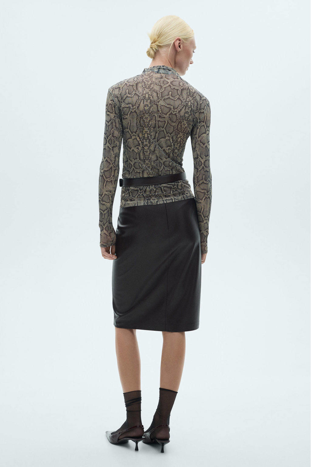 Mango mesh top grijs kopen? | Morgen in huis | wehkamp