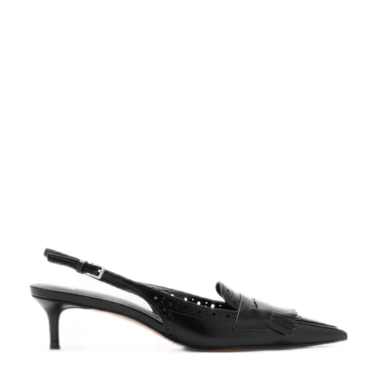 Mango slingback pumps zwart kopen? | Morgen in huis | wehkamp