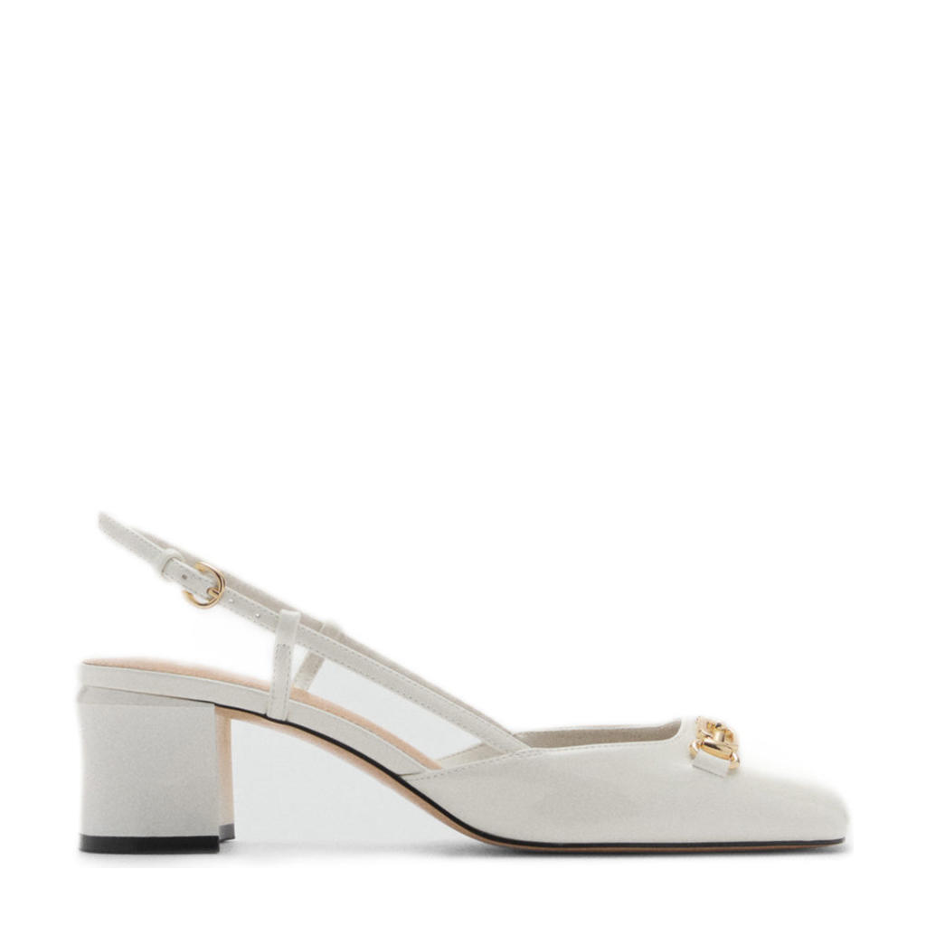 Mango slingback pumps ecru kopen? | Morgen in huis | wehkamp