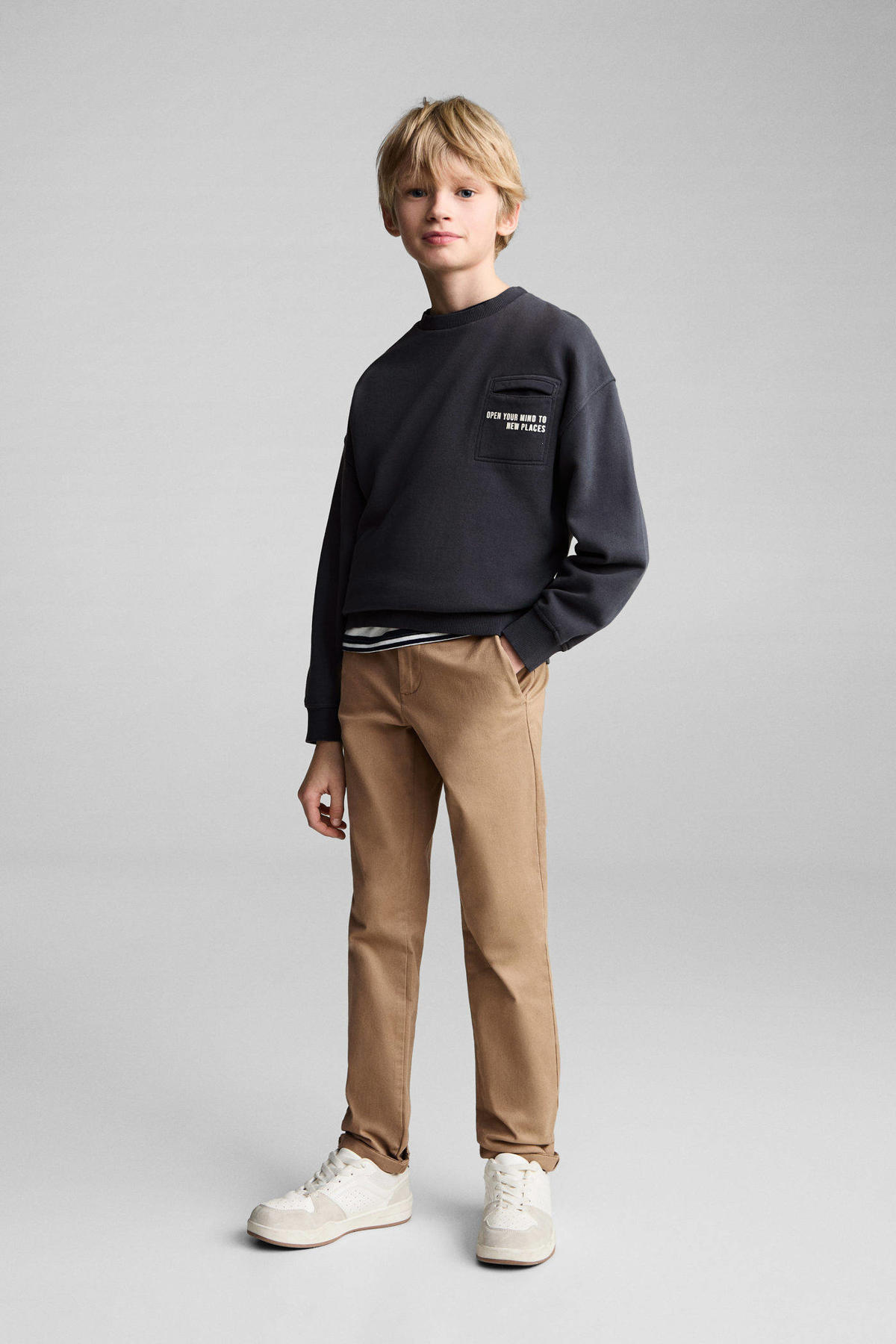 Mango Kids sweater antraciet kopen? | Morgen in huis | wehkamp