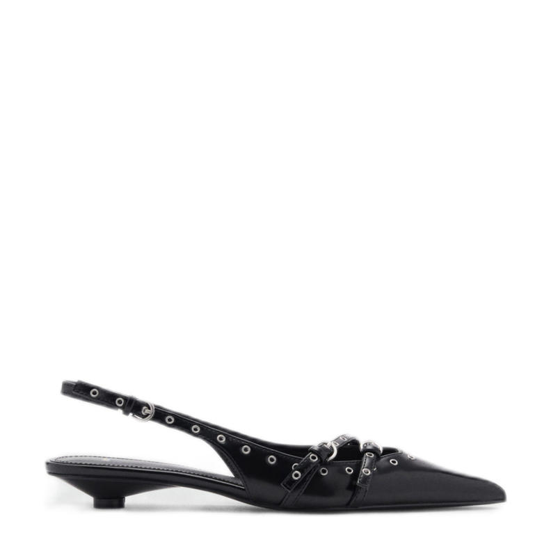 Mango slingback pumps zwart kopen? | Morgen in huis | wehkamp