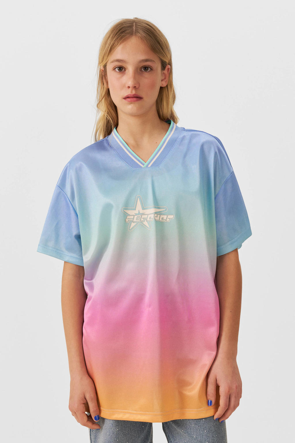 Coolcat football T-shirt Sage multi | wehkamp