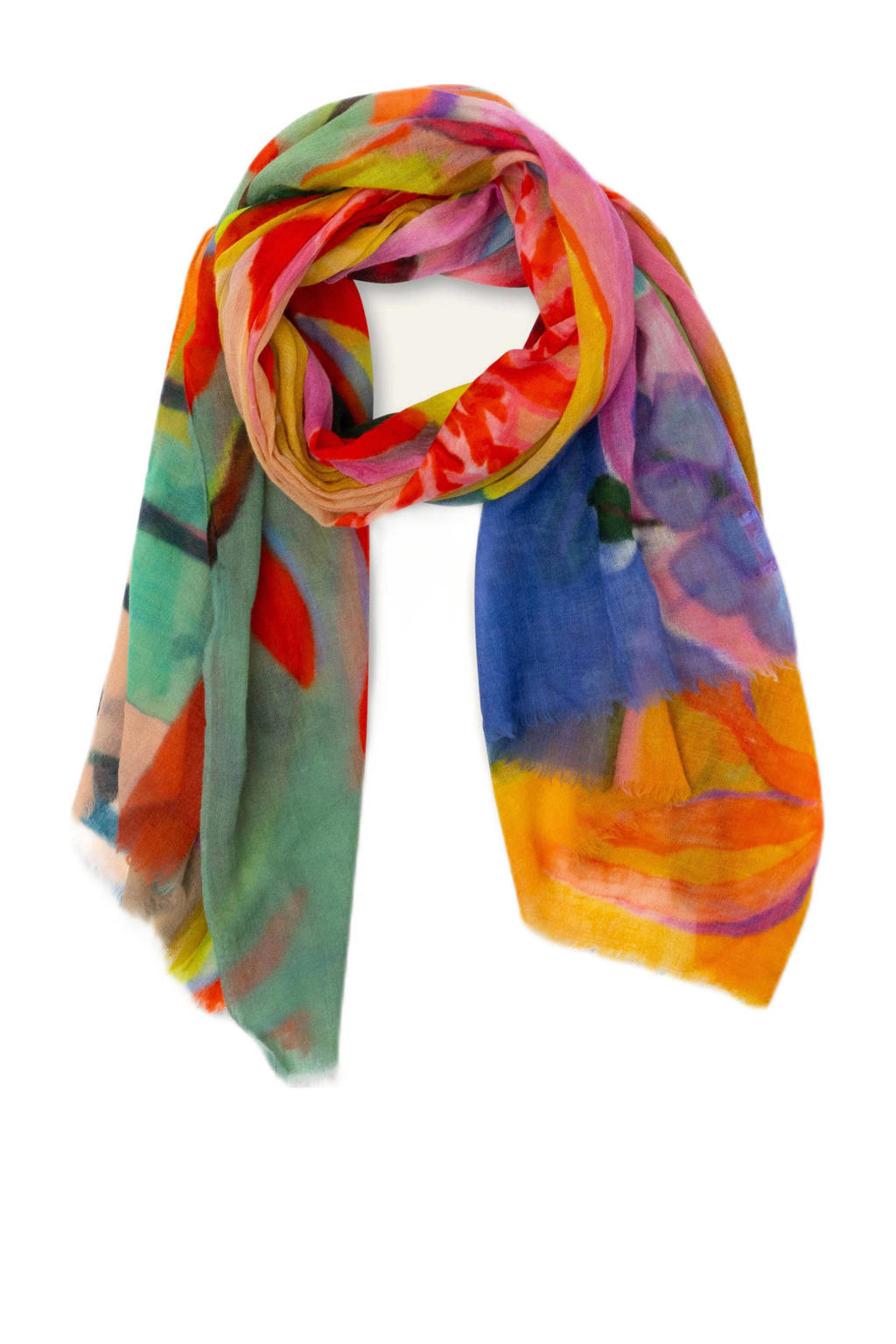 Oilily sjaal Along met all-over print multi | wehkamp