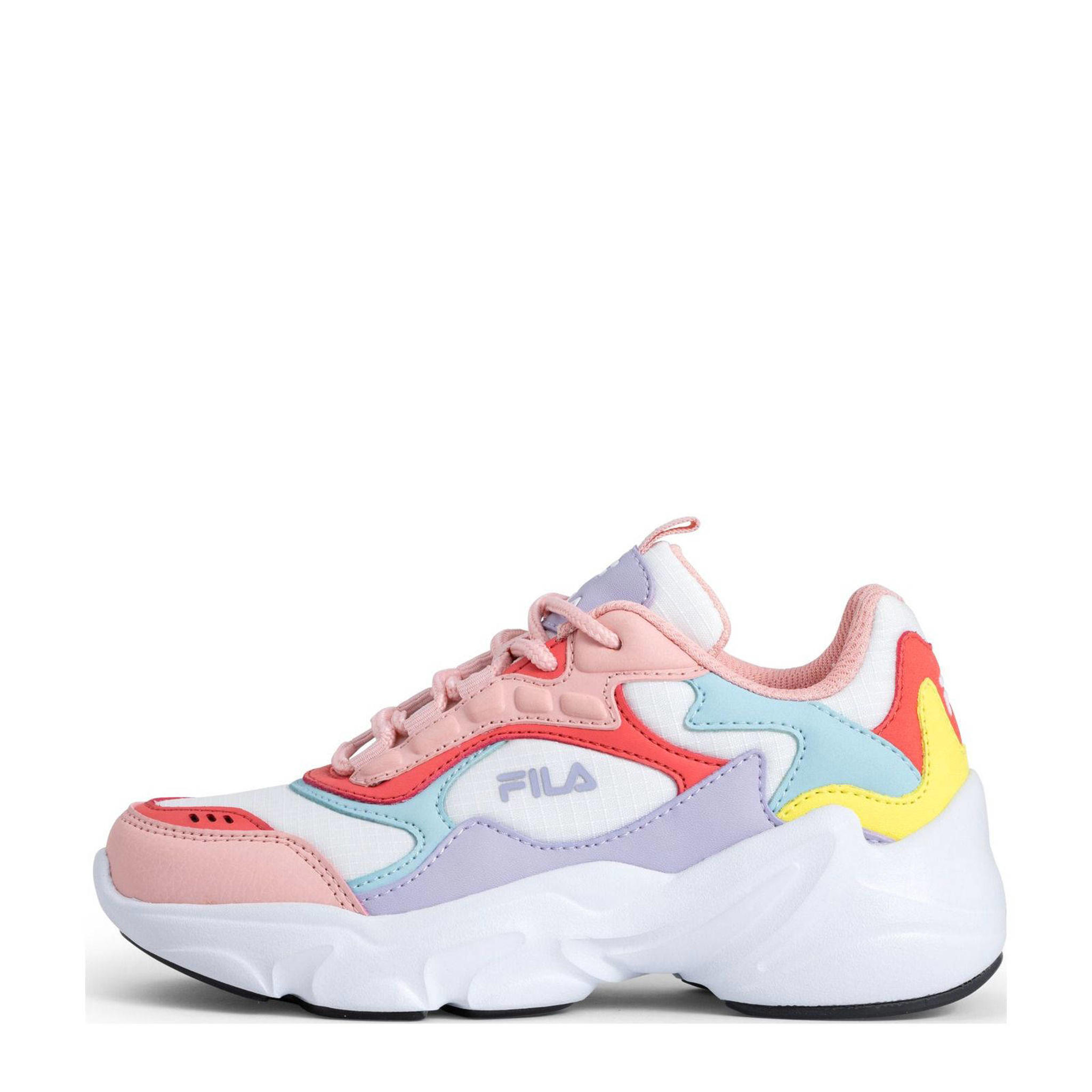 Fila Collene sneakers wit/lichtroze/multi | wehkamp