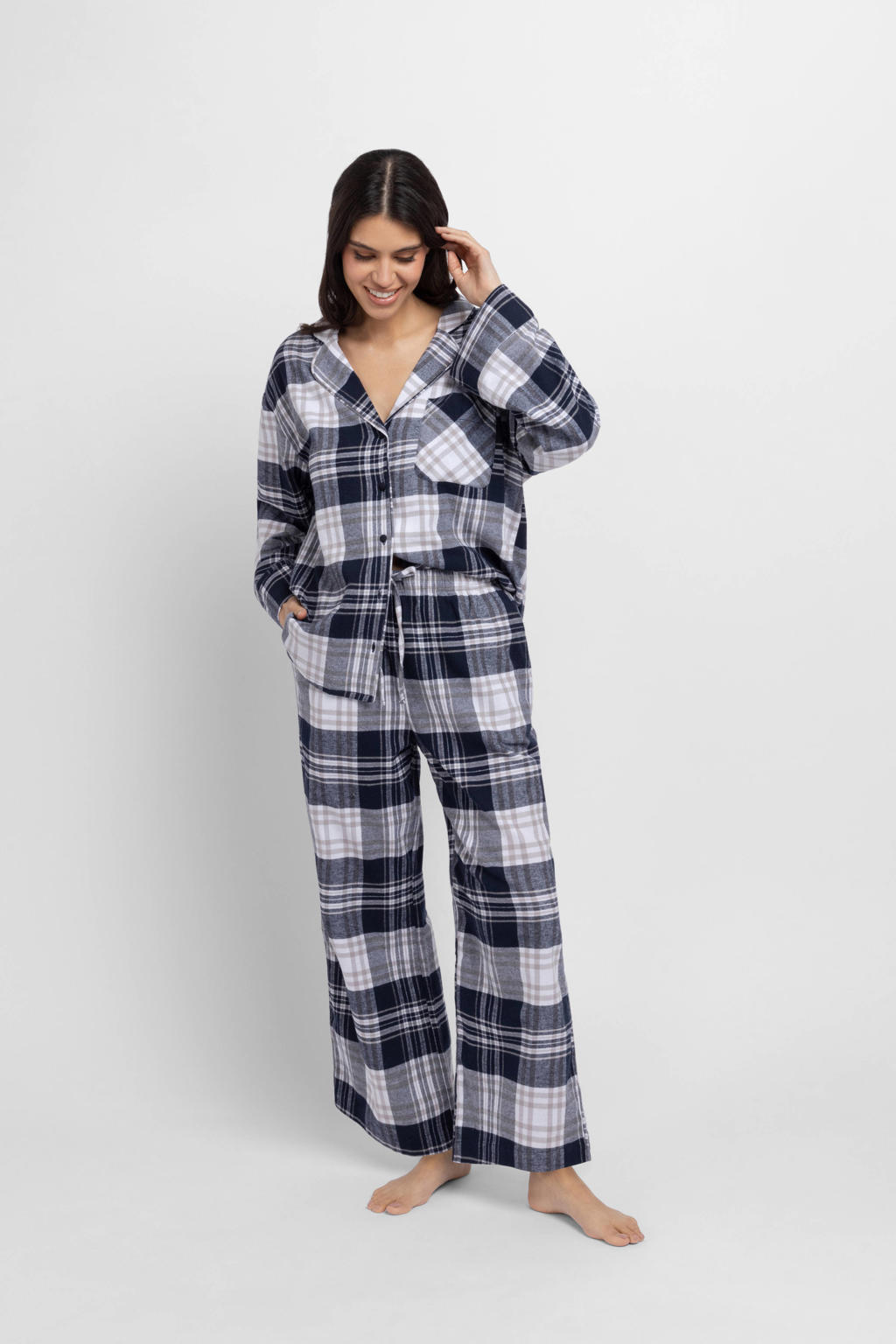 Dorina pyjama donkerblauw kopen? | Morgen in huis | wehkamp