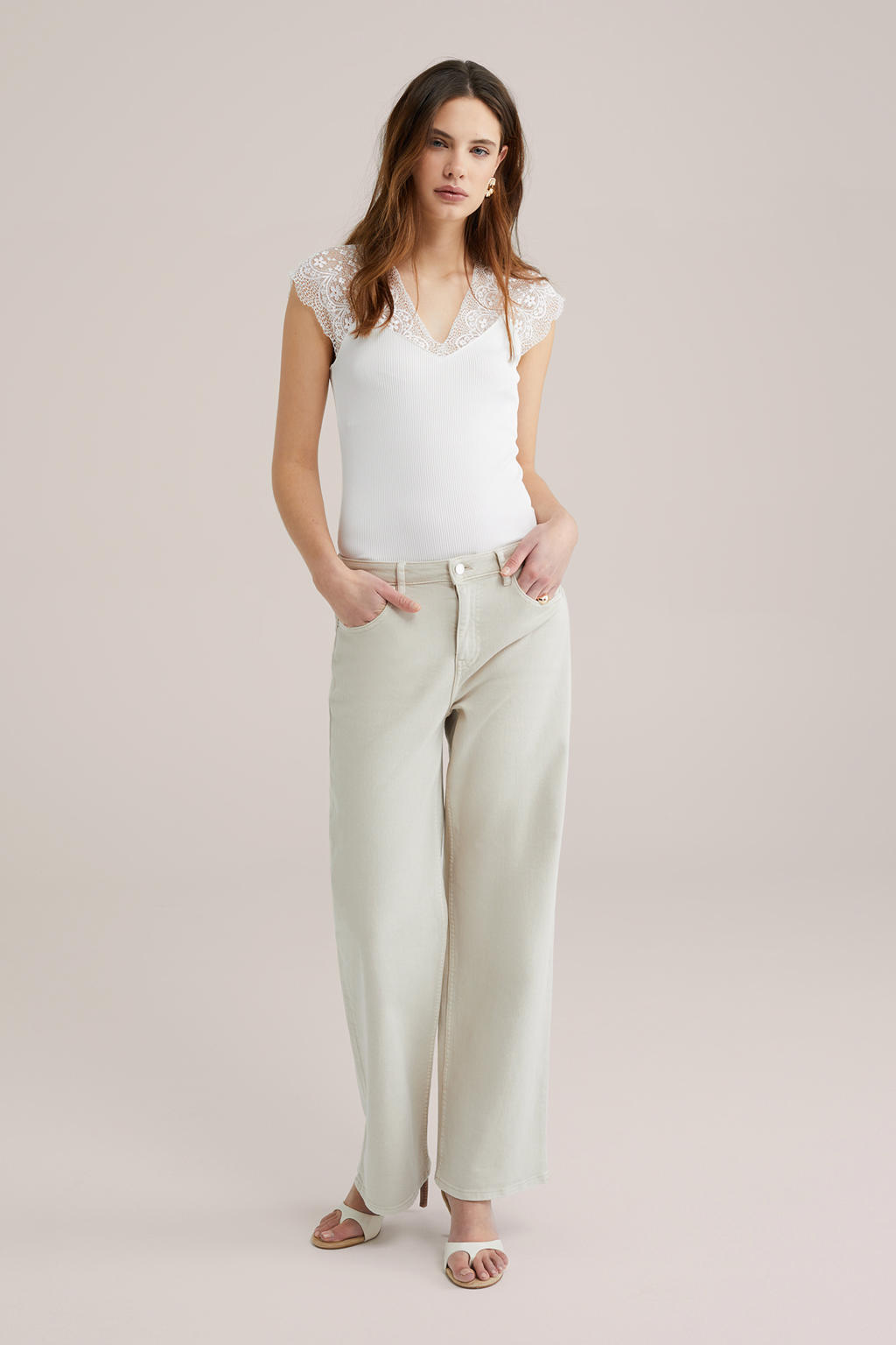 WE Fashion mouwloze top wit kopen? | Morgen in huis | wehkamp