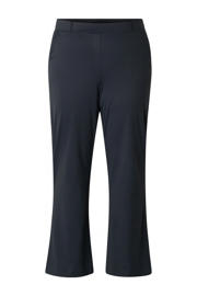Base Level Curvy regular waist flared broek donkerblauw | wehkamp