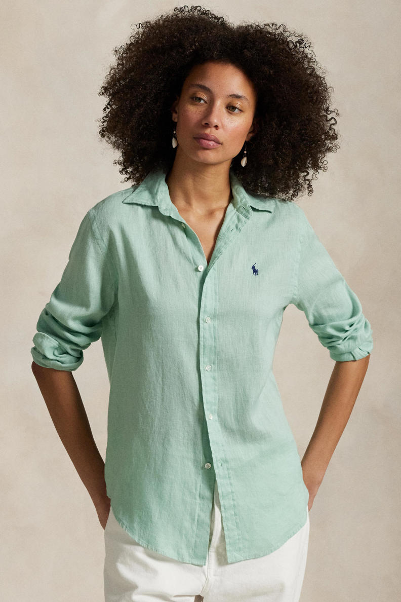Polo Ralph Lauren blouse lichtgroen | wehkamp