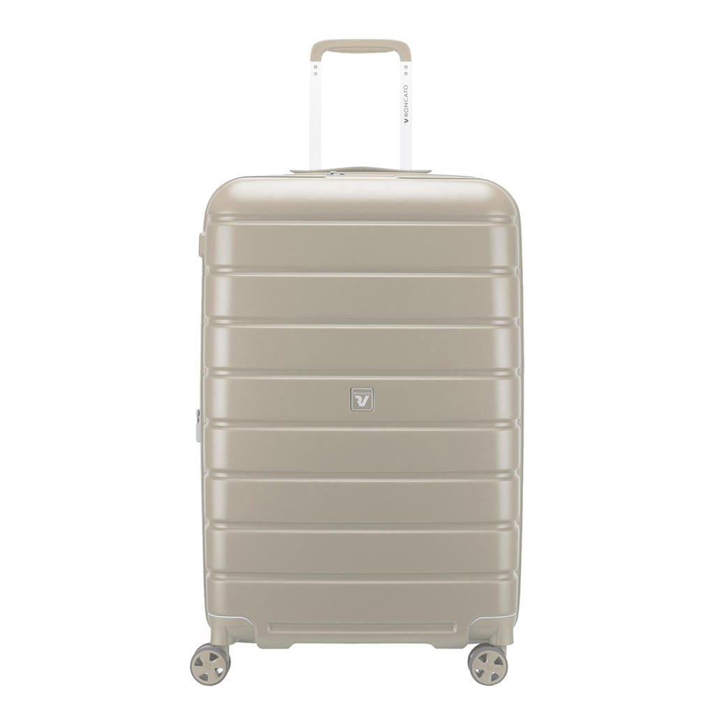 Roncato trolley ReLIFE 73 cm. Expandable beige | wehkamp