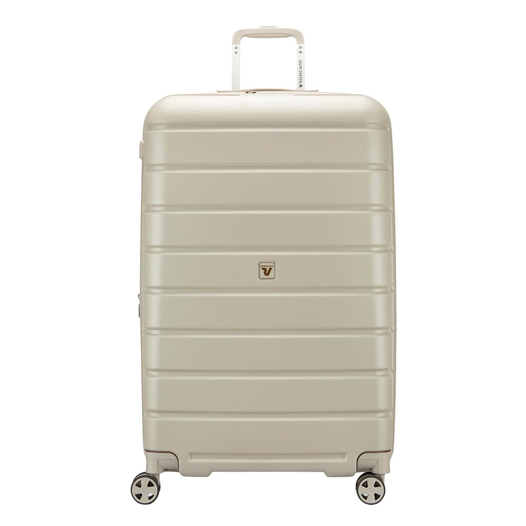 Roncato trolley ReLIFE 78 cm. Expandable beige | wehkamp